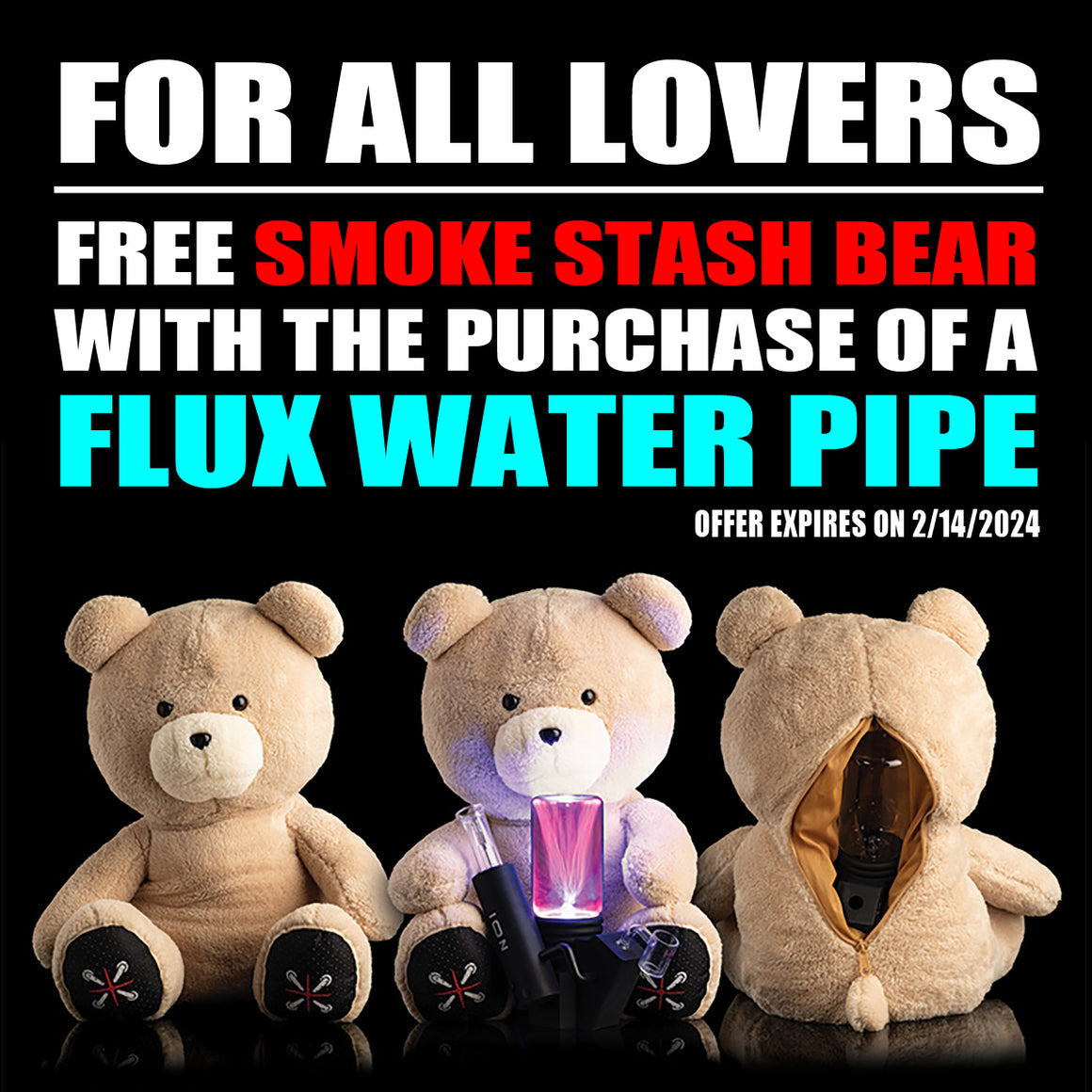 Free Smoke Stash Bear