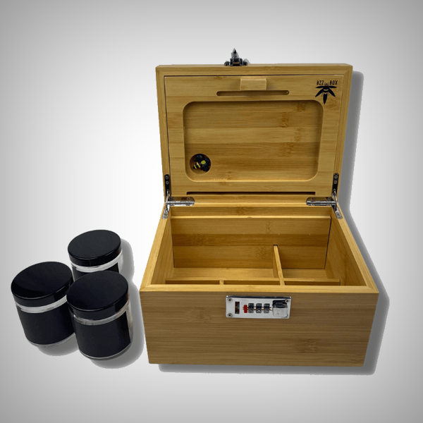 OG Bzz Box - Large Bamboo Stashbox (9" x 7" x 6") - 421Store